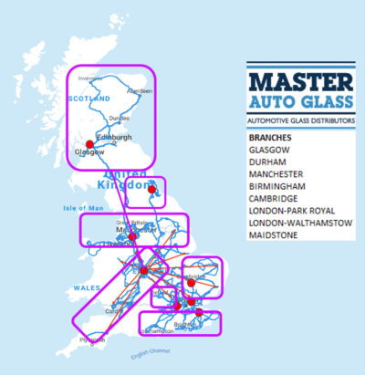 Locations - Automotive Glass Distributors